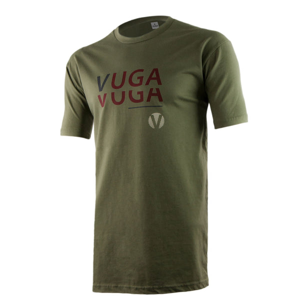 Stacked Logo Tee - Olive - VUGA